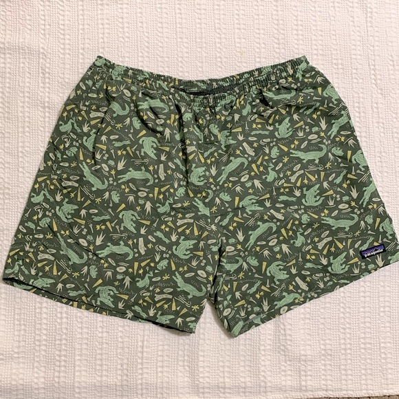 Patagonia | Swim | Patagonia Swim Shorts Trunks Green Alligator ...